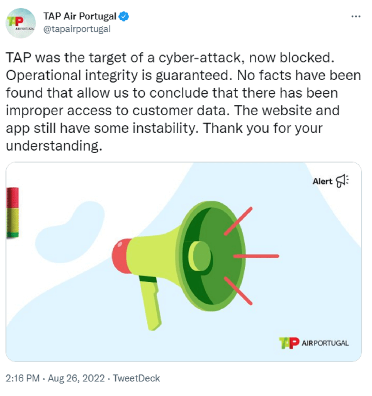 The Cyber Attack on TAP Air Portugal [CASE STUDY]